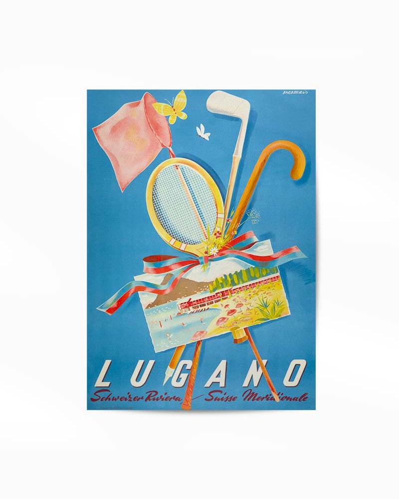 Poster Lugano (Franco Barberis) – Lugano Region