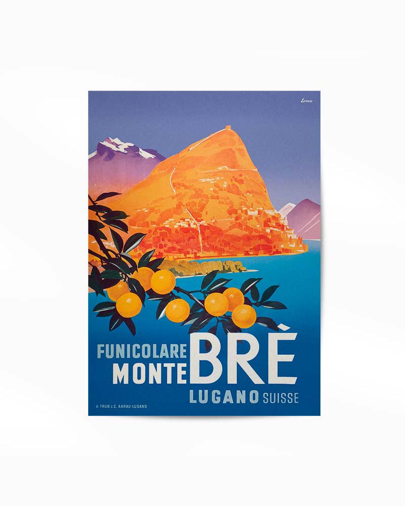 Poster Monte Brè – Lugano Region